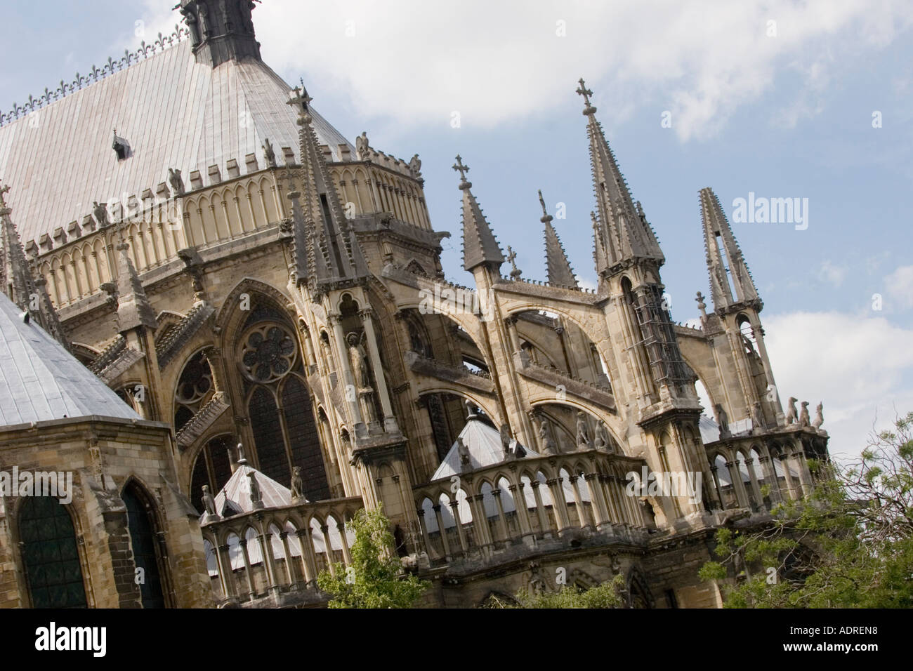 The Cathedral of Notre-Dame de Reims, built 1211-1311 on the ...