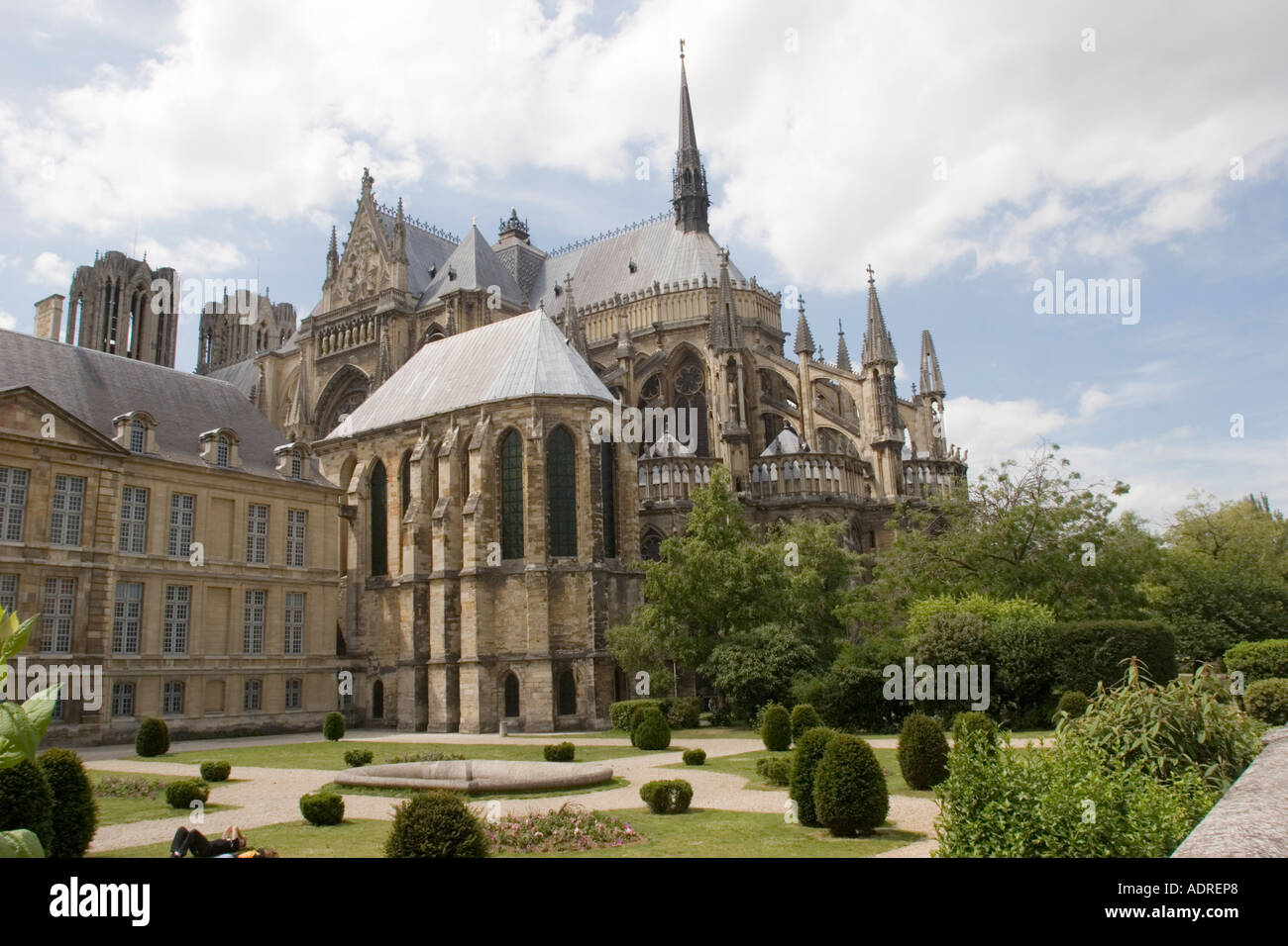 The Cathedral of Notre-Dame de Reims, built 1211-1311 on the ...
