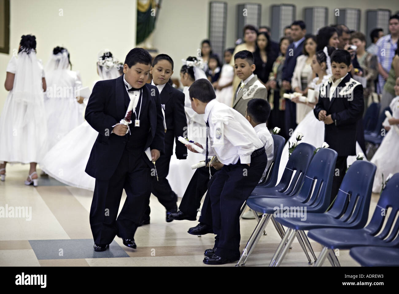 NORTH CAROLINA CHARLOTTE First Communion at Hispanic Catholic Church in ...