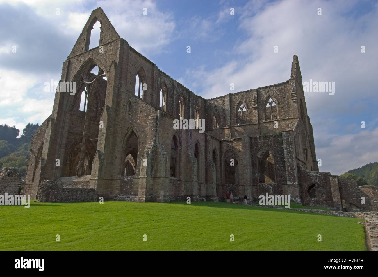 The Ruins of Tintern Abbey, Wales, UK Stock Photo - Alamy