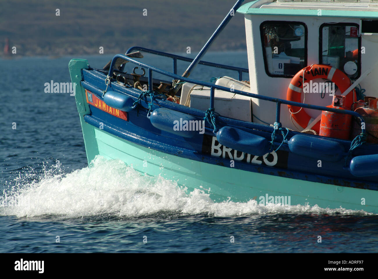 UK Scotland Sound of Raasay off Isle of Skye Creel Boat Stock Photo - Alamy