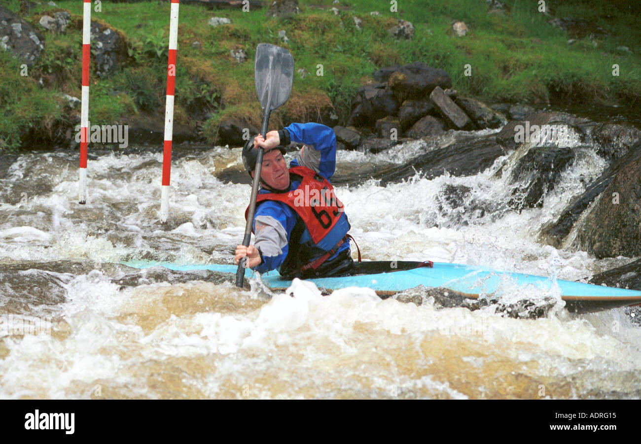 Canoe slalom bala wales hi-res stock photography and images - Alamy