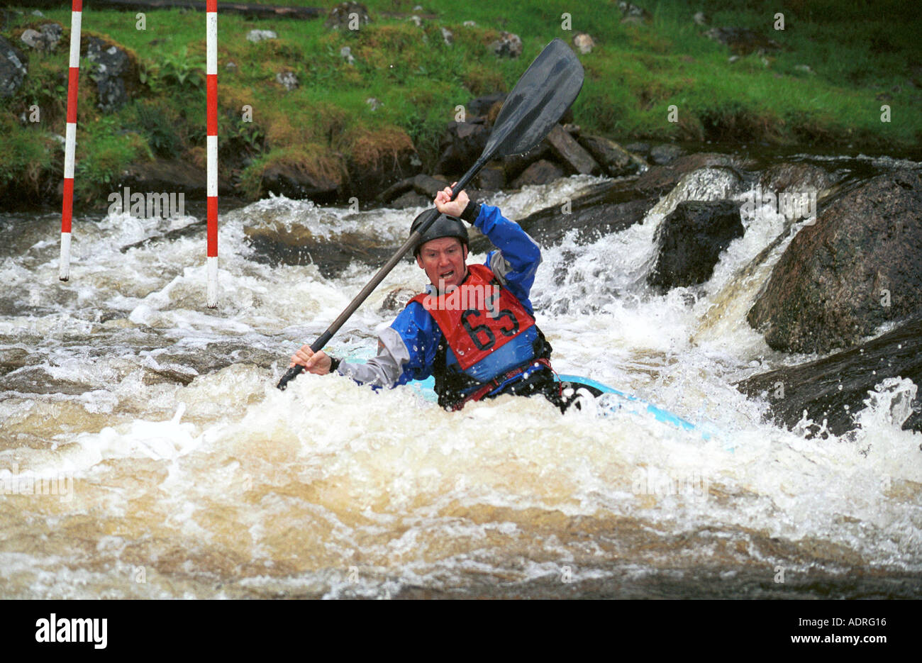Canoe slalom bala wales hi-res stock photography and images - Alamy