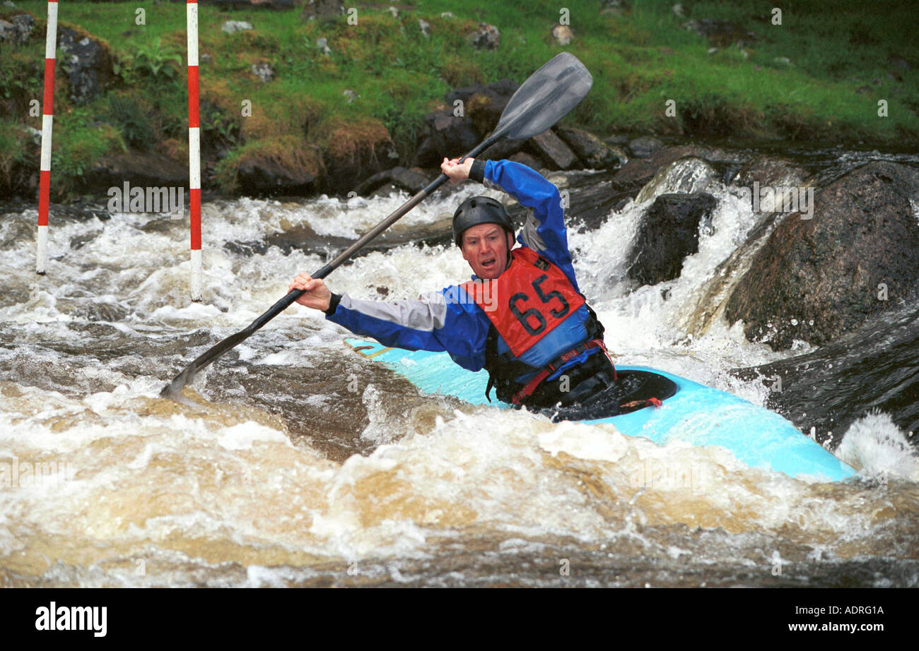 Canoe slalom bala wales hi-res stock photography and images - Alamy