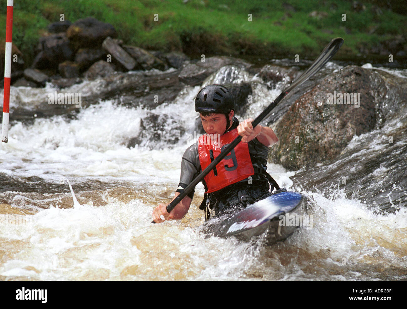 Canoe slalom bala wales hi-res stock photography and images - Alamy