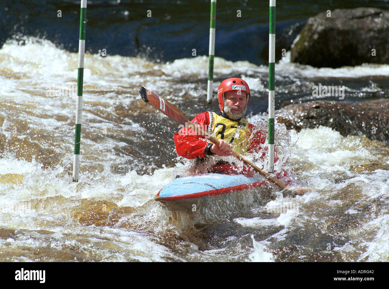 Canoe slalom bala wales hi-res stock photography and images - Alamy