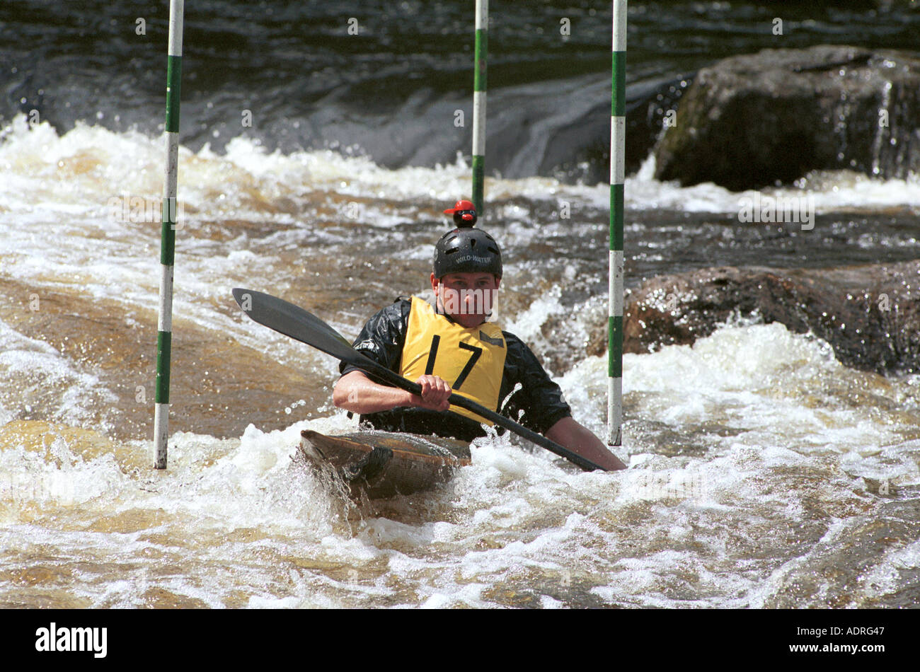 Canoe slalom bala wales hi-res stock photography and images - Alamy