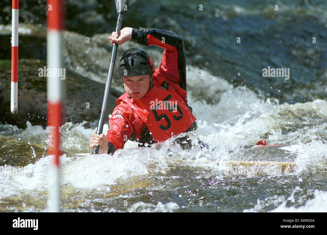 Canoe slalom bala wales hi-res stock photography and images - Alamy