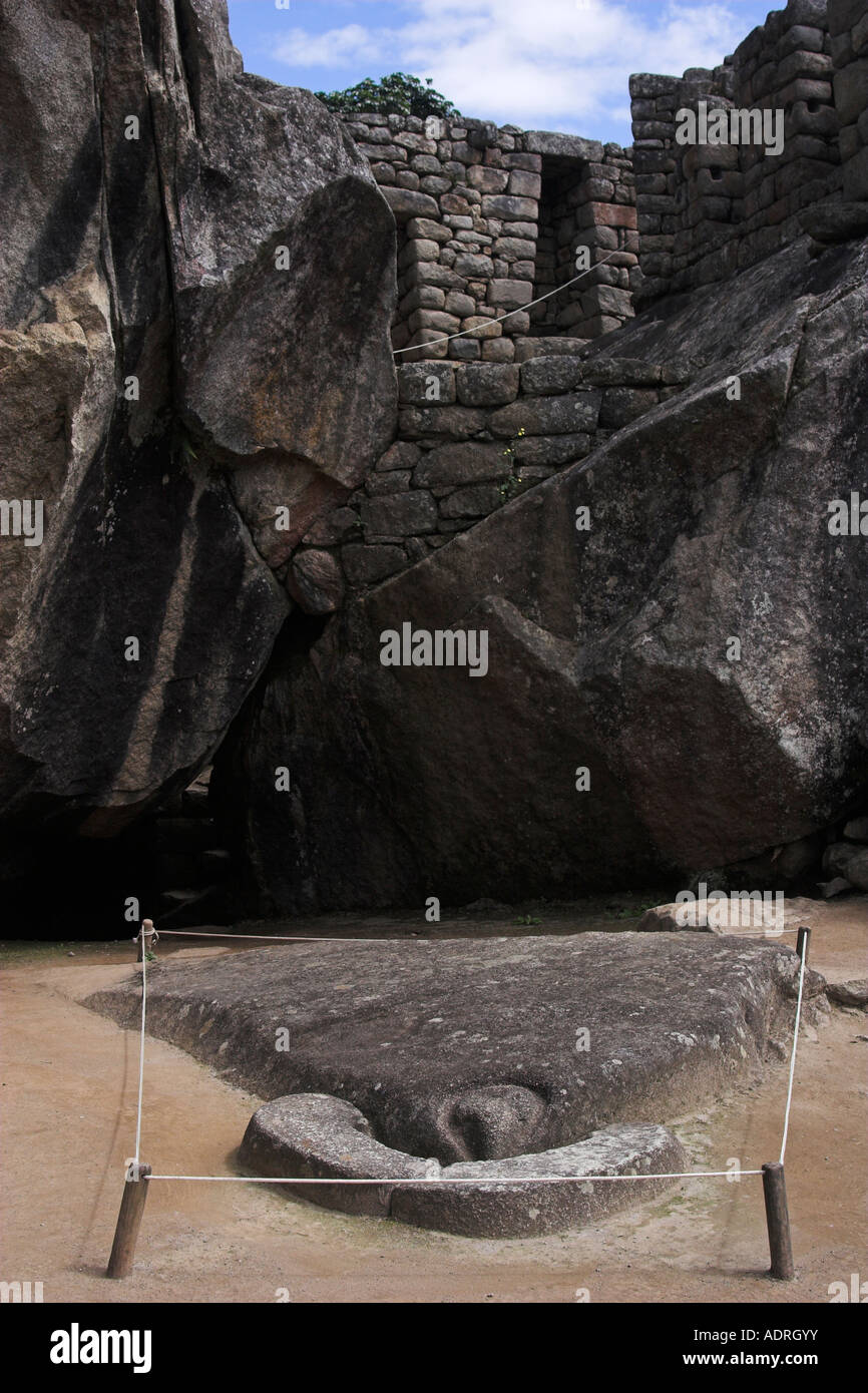 [Temple of the Condor], [Machu Picchu], Peru, "South America Stock ...