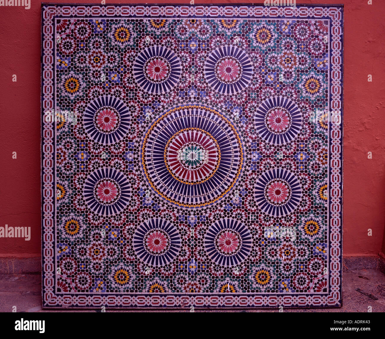 Tiles Marrakech Morocco Stock Photo - Alamy