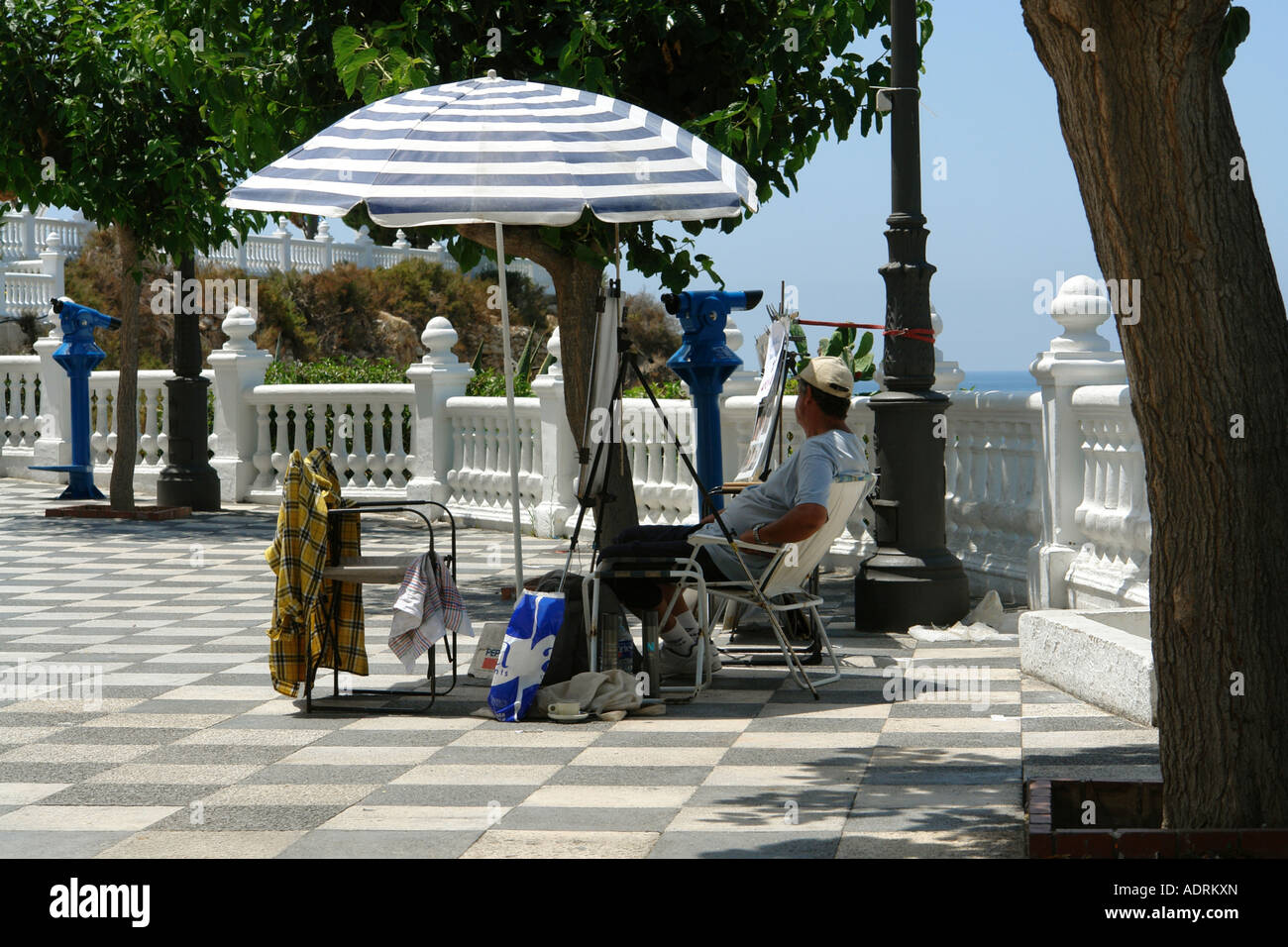 Benidorm old town square hi-res stock photography and images - Alamy
