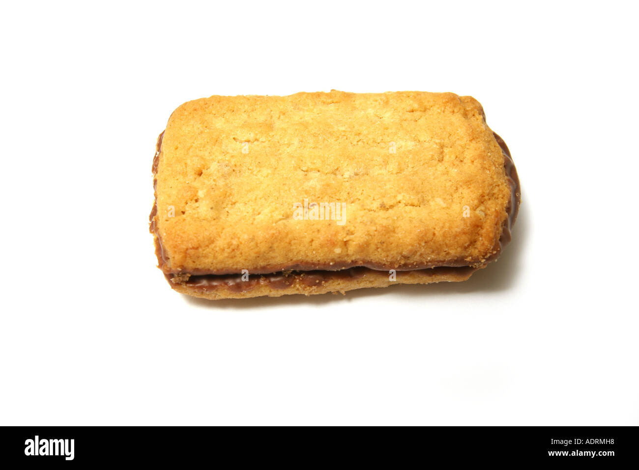 Coconut Cream biscuit isolated on a white studio background Stock Photo ...