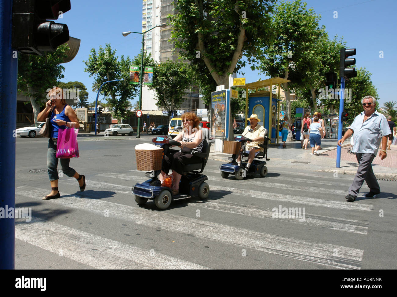 Mobility scooter benidorm hi-res stock photography and images - Alamy