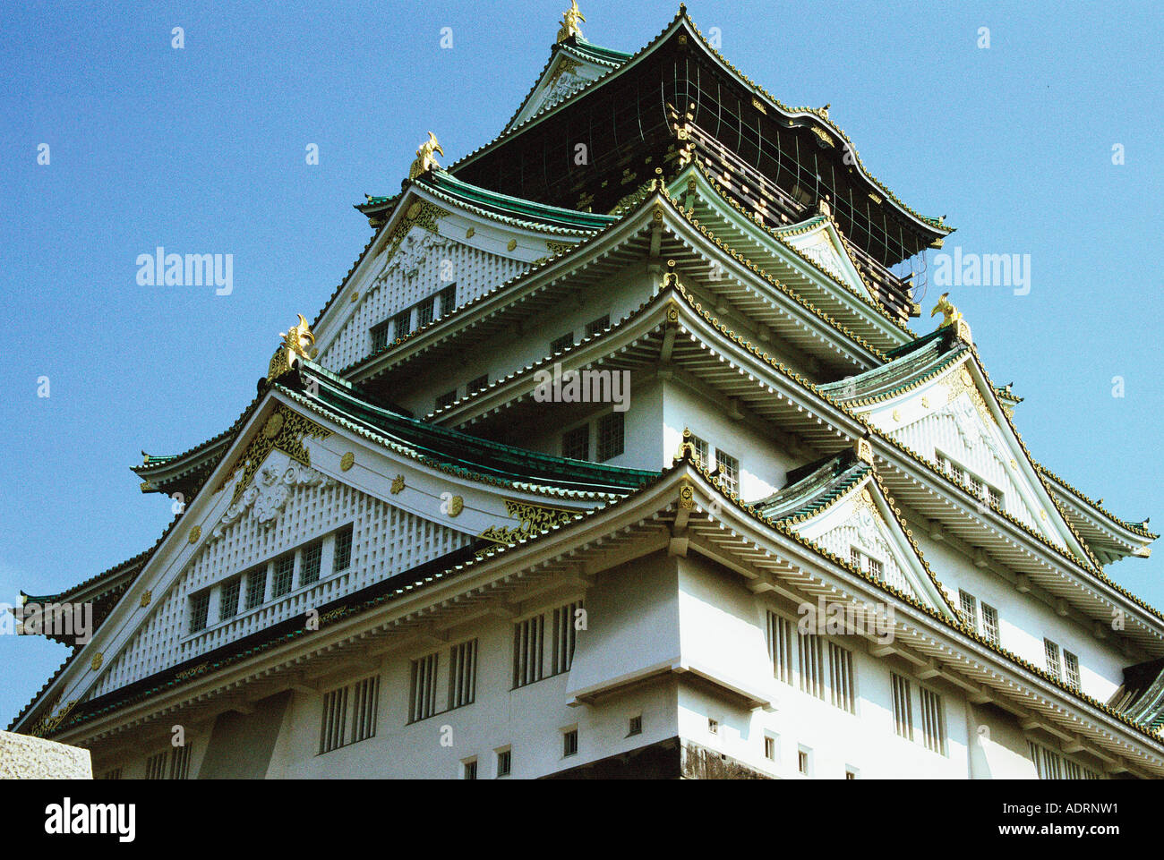 Osaka castle detail hi-res stock photography and images - Alamy