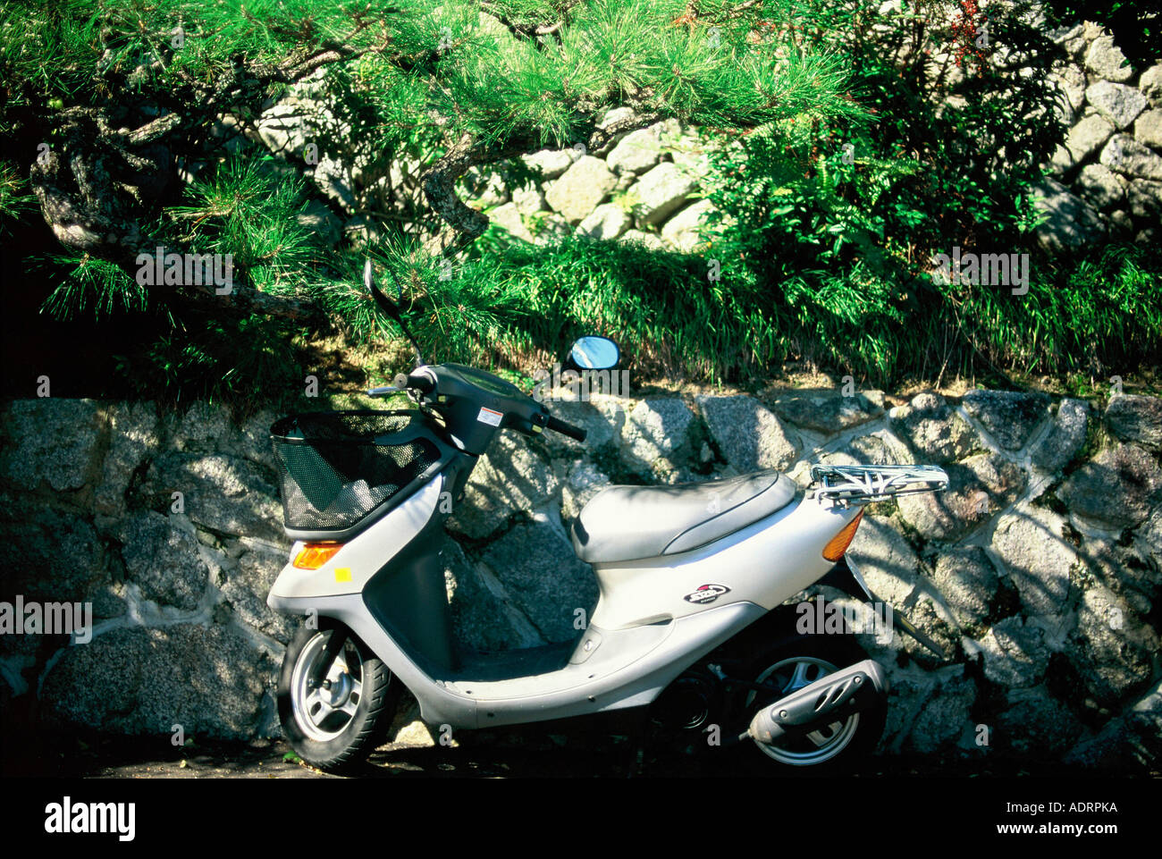 Moped Kyoto Japan Stock Photo - Alamy