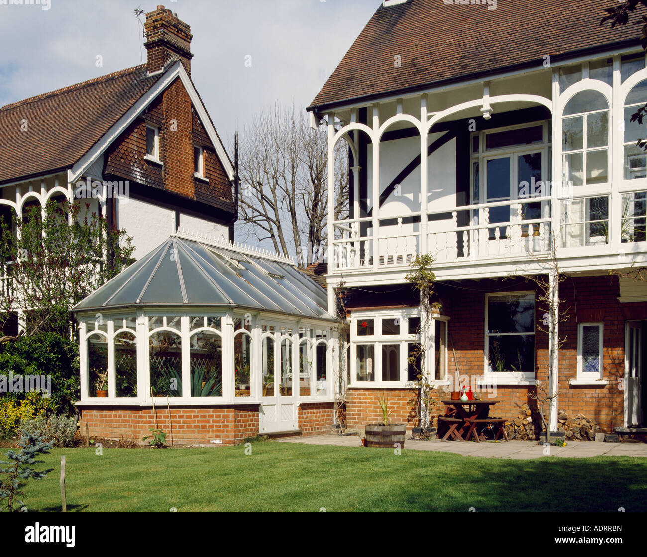 Exteriors Town Traditional Balcony High Resolution Stock Photography ...