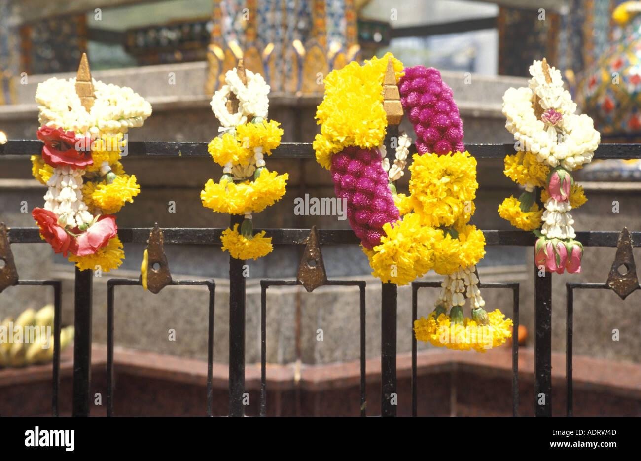 erawan shrine flowers Stock Photo - Alamy