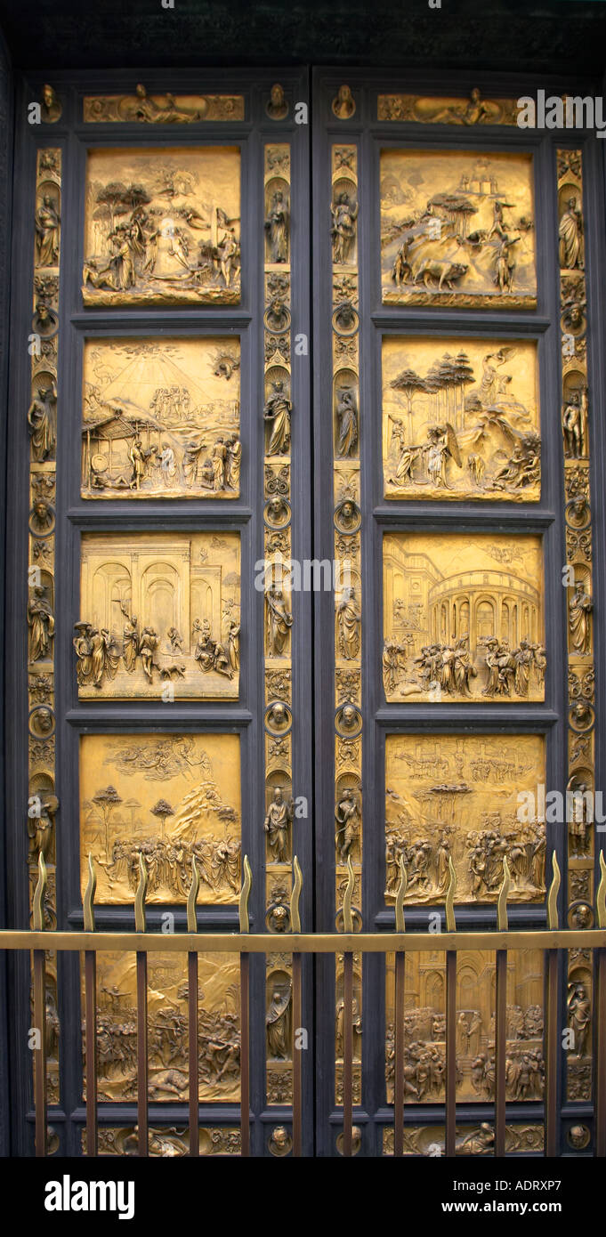 Italy Tuscany Florence Gate of Paradise Stock Photo - Alamy