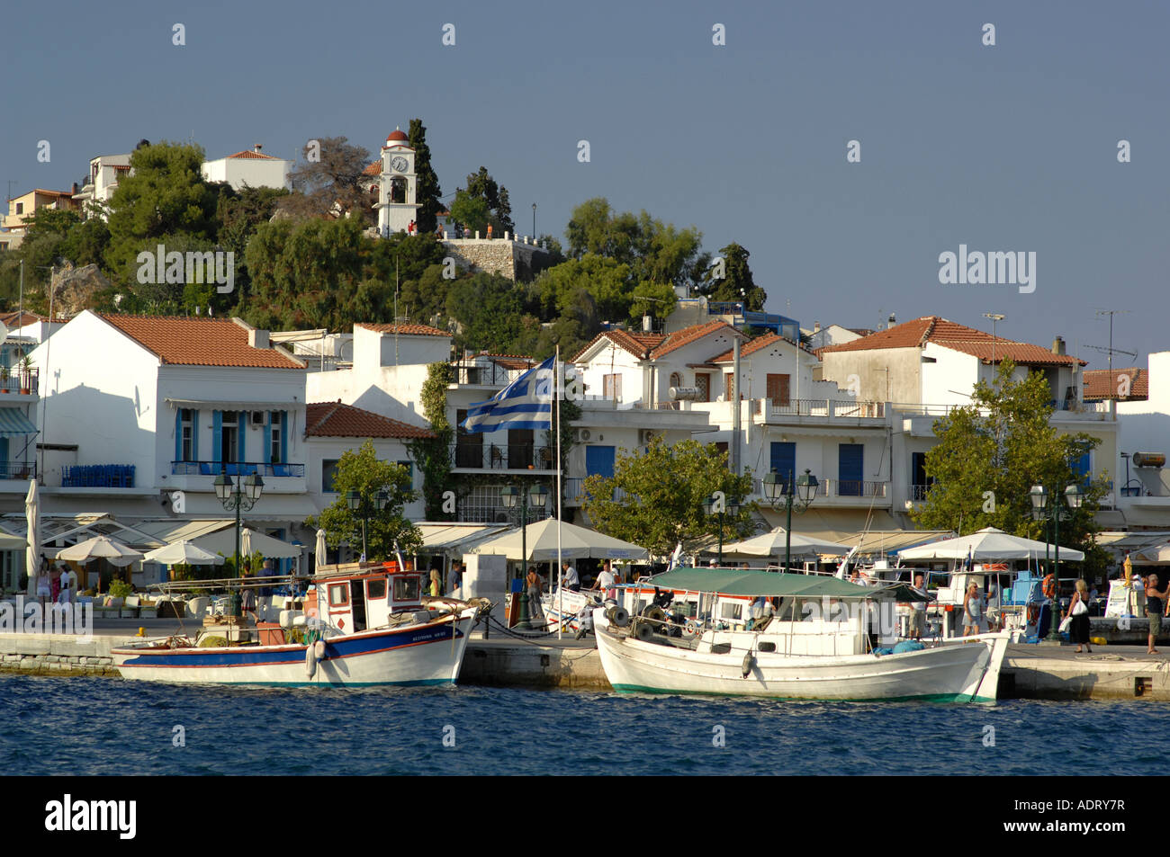 Skiathos town, Skiathos, Greece Stock Photo - Alamy