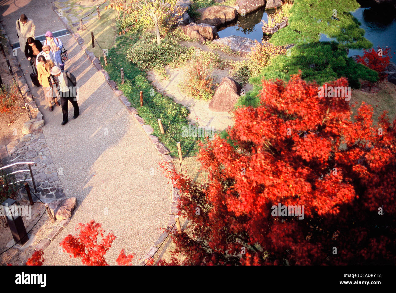 Autumn at a temple in Ikeda City Osaka Japan Stock Photo - Alamy