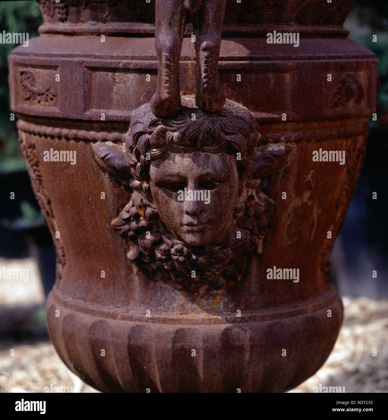 Large rustic planting pot Stock Photo - Alamy