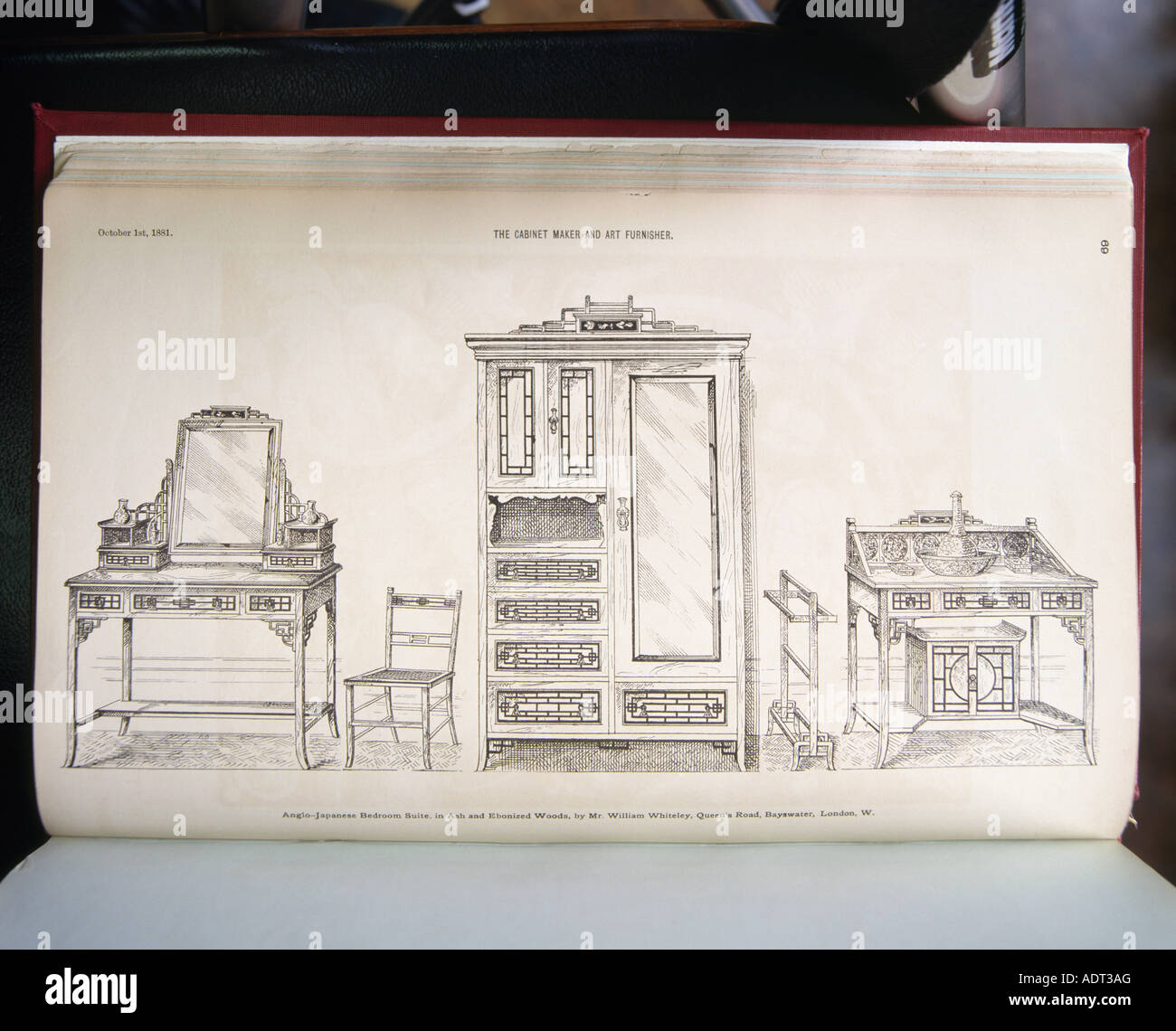 Close up of pencil drawing of antique furniture Stock Photo - Alamy