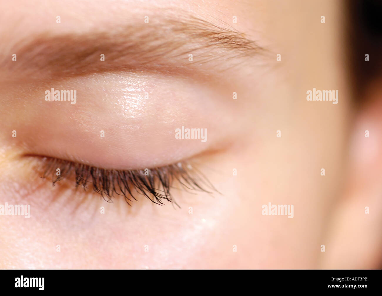 Face Close ups Female Stock Photo - Alamy
