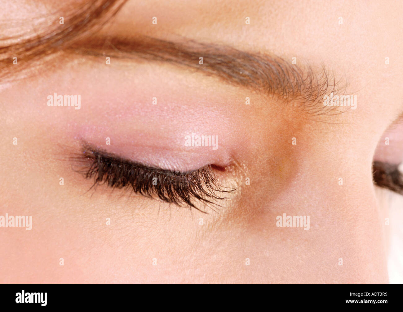 Face Close ups Female Stock Photo - Alamy