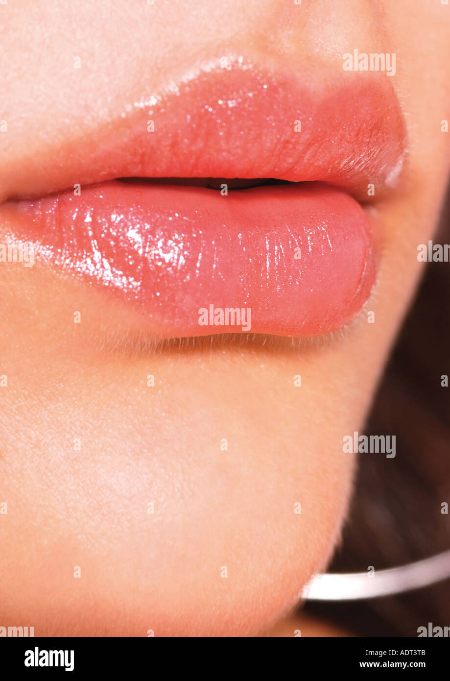 Face Close ups Female Stock Photo - Alamy