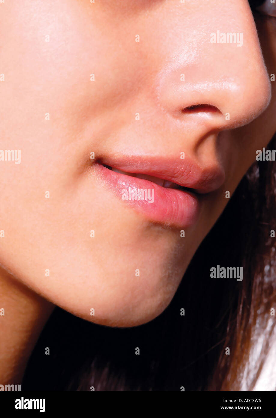 Face Close ups Female Stock Photo - Alamy