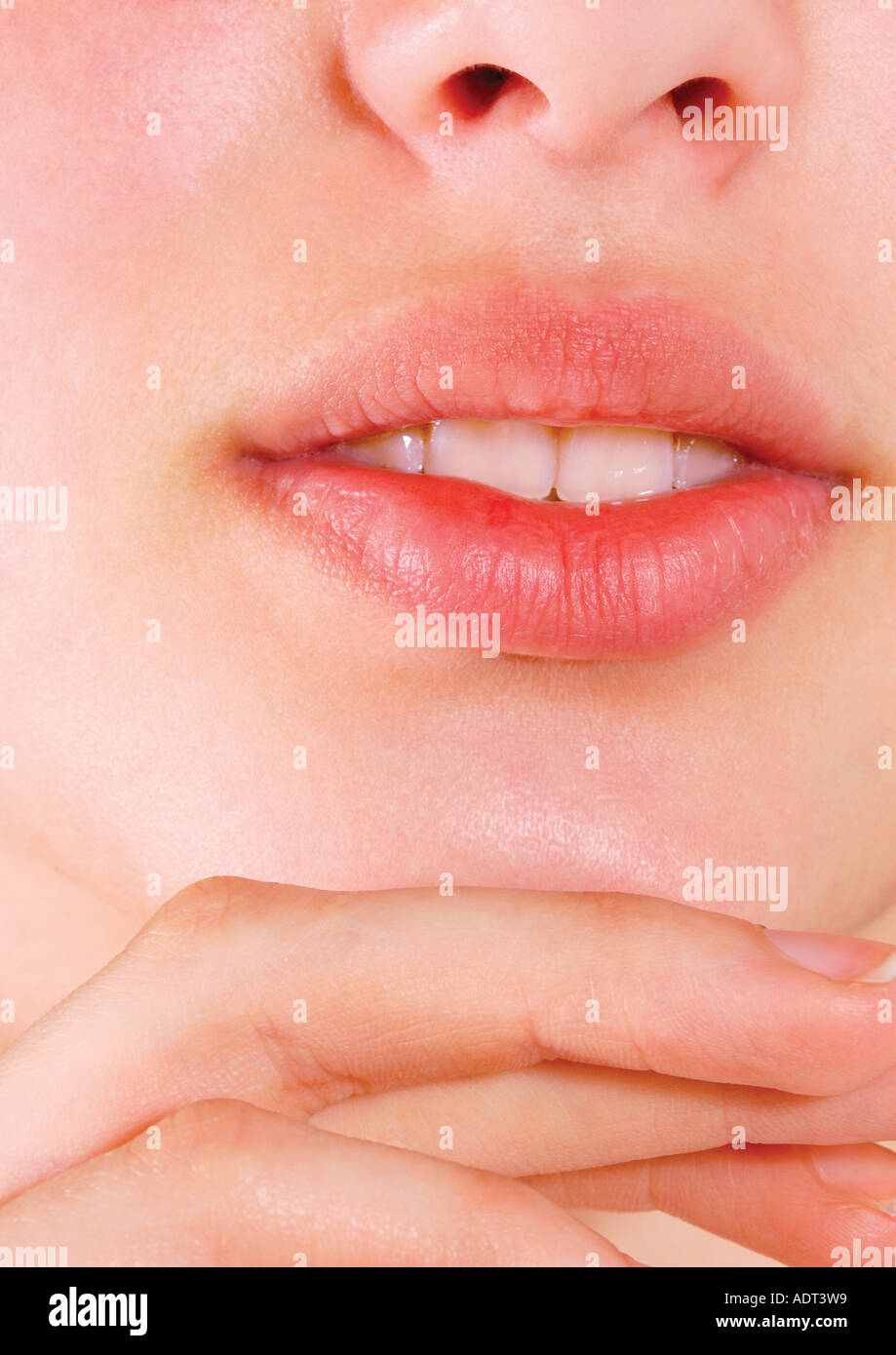 Face Close ups Female Stock Photo - Alamy