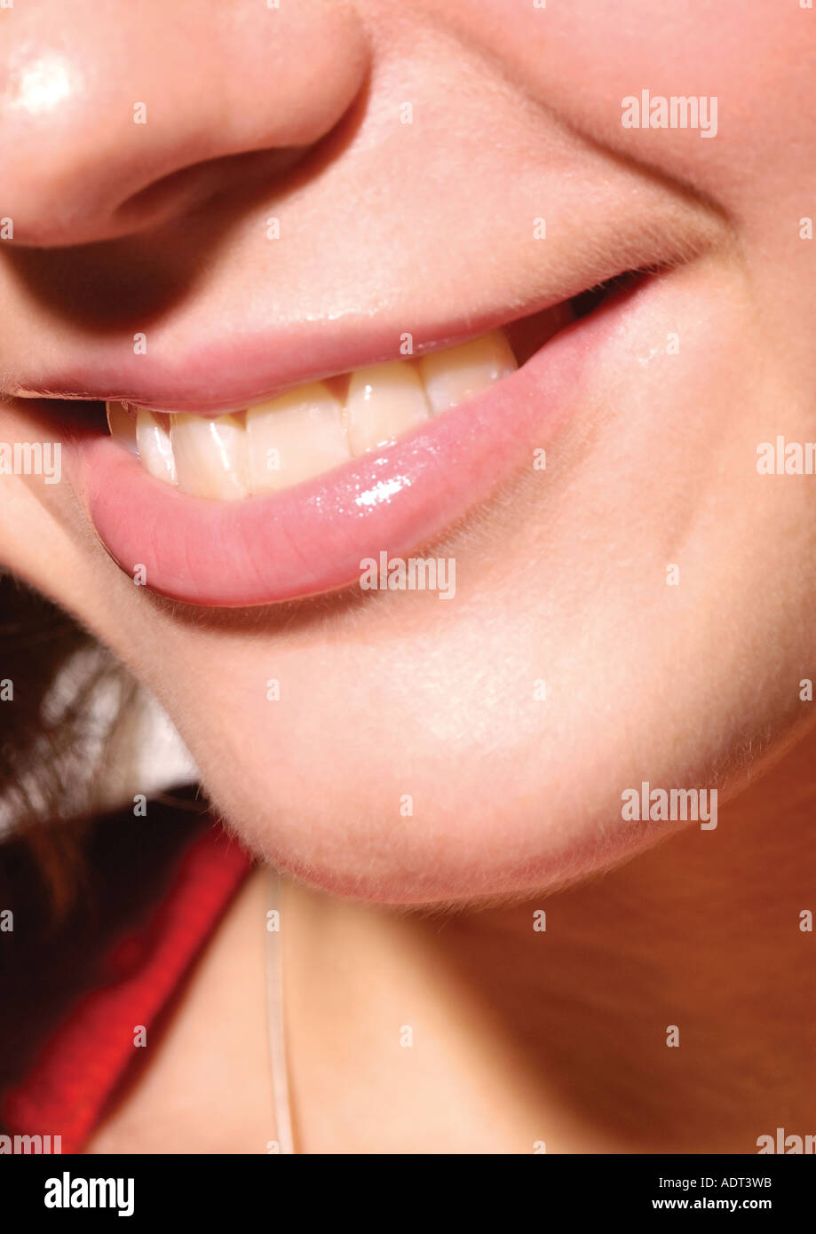 Face Close ups Female Stock Photo - Alamy