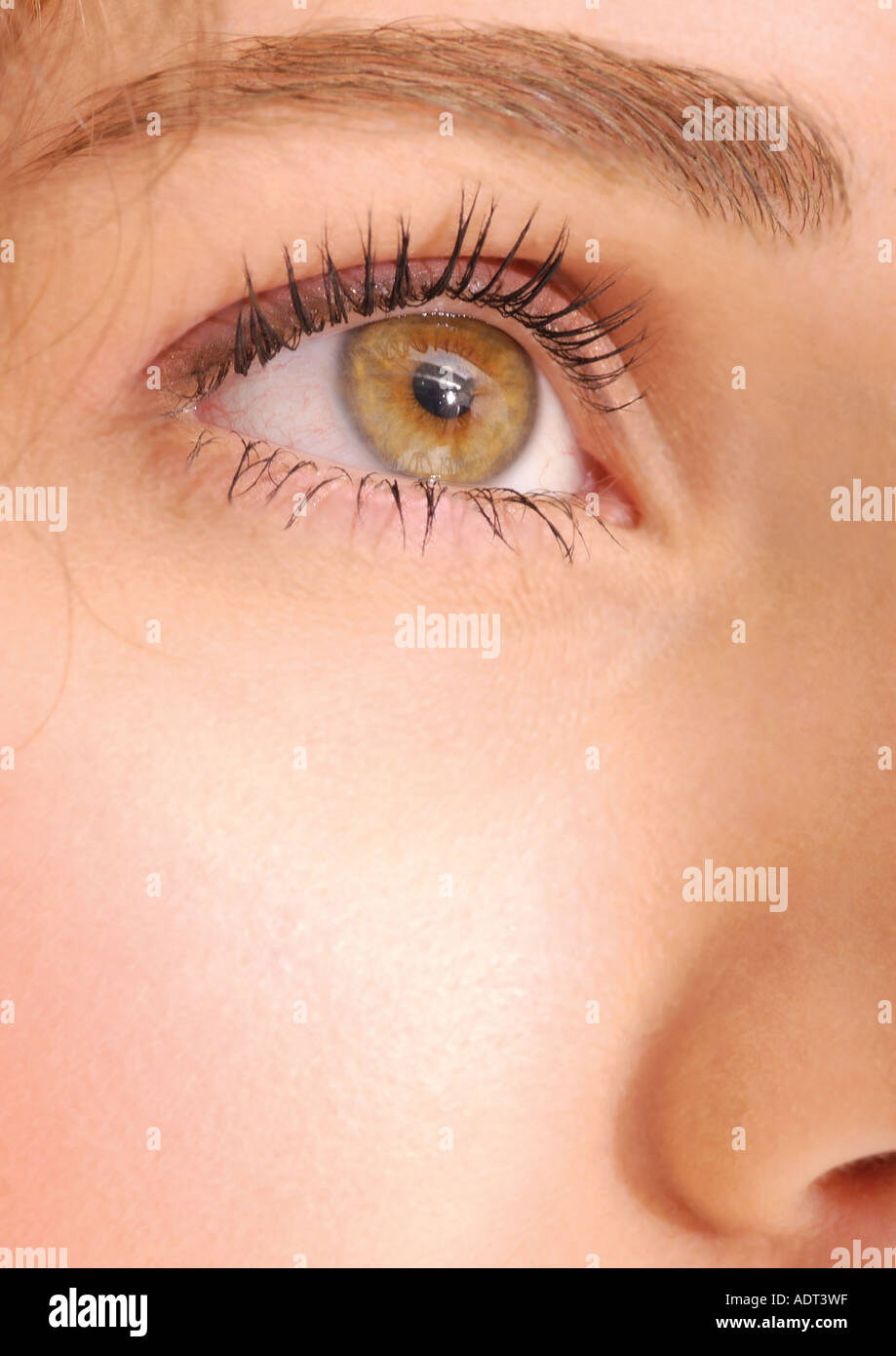 Face Close ups Female Stock Photo - Alamy