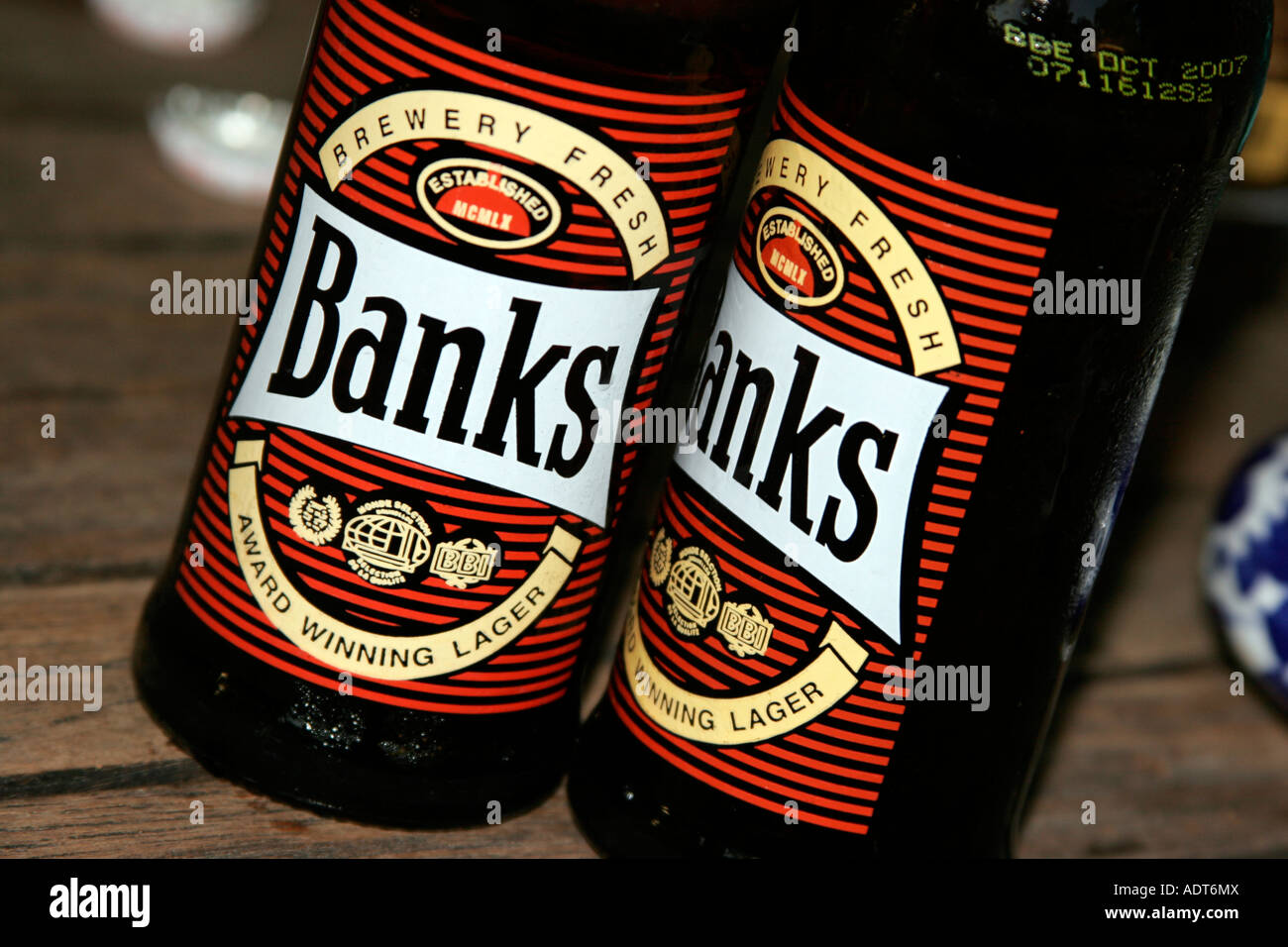 The local Banks Beer from Barbados Stock Photo - Alamy