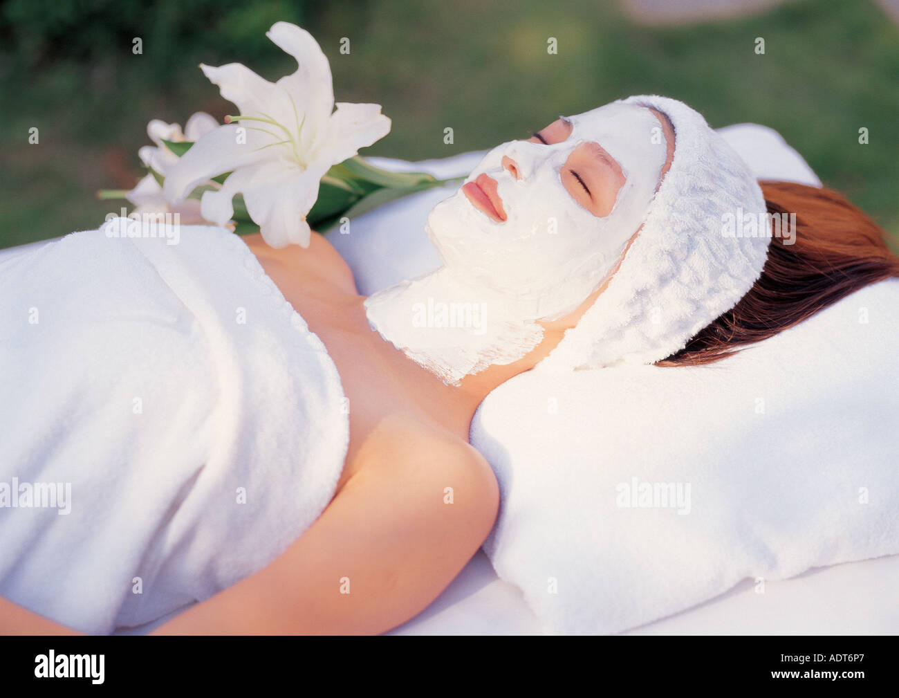 Beauty SPA Female Stock Photo - Alamy