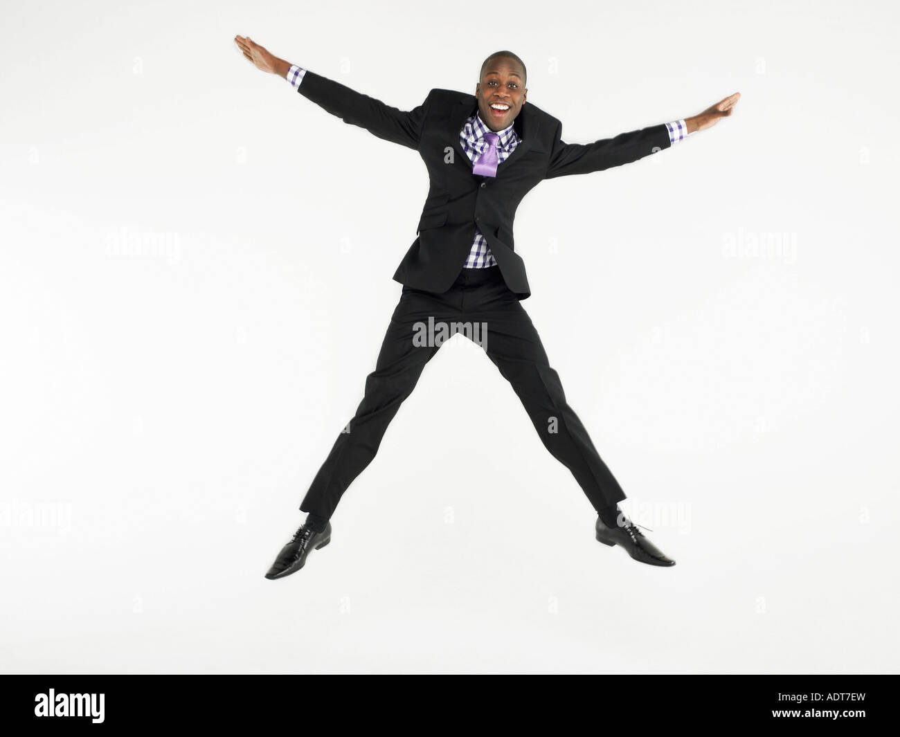 Wide shot man in suit hi-res stock photography and images - Alamy