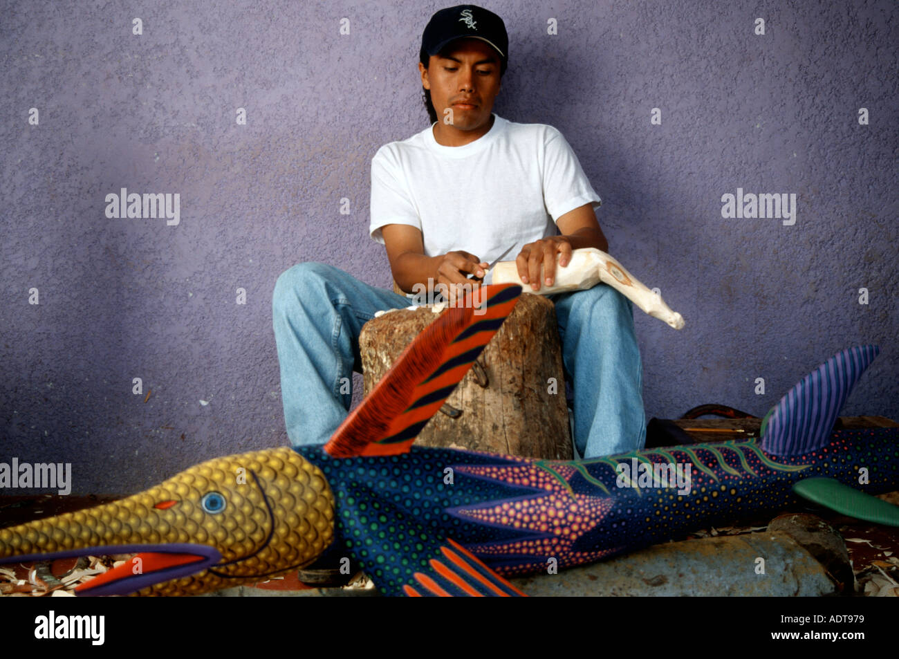 Fuentes family member carves wood into fantastical creatures called ...