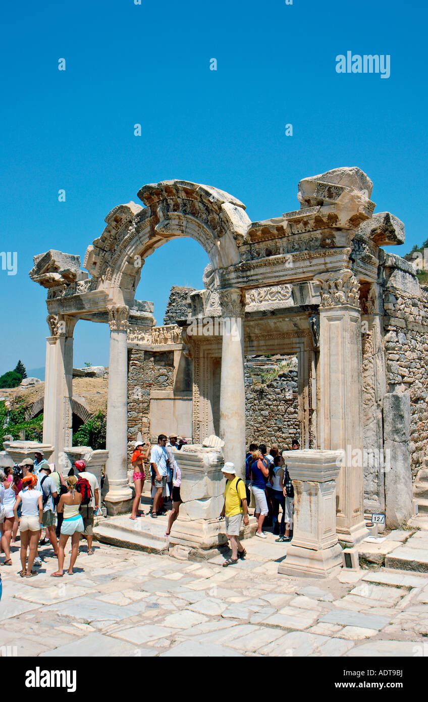 Temple of Hadrian, Ephesus in Turkey Stock Photo - Alamy