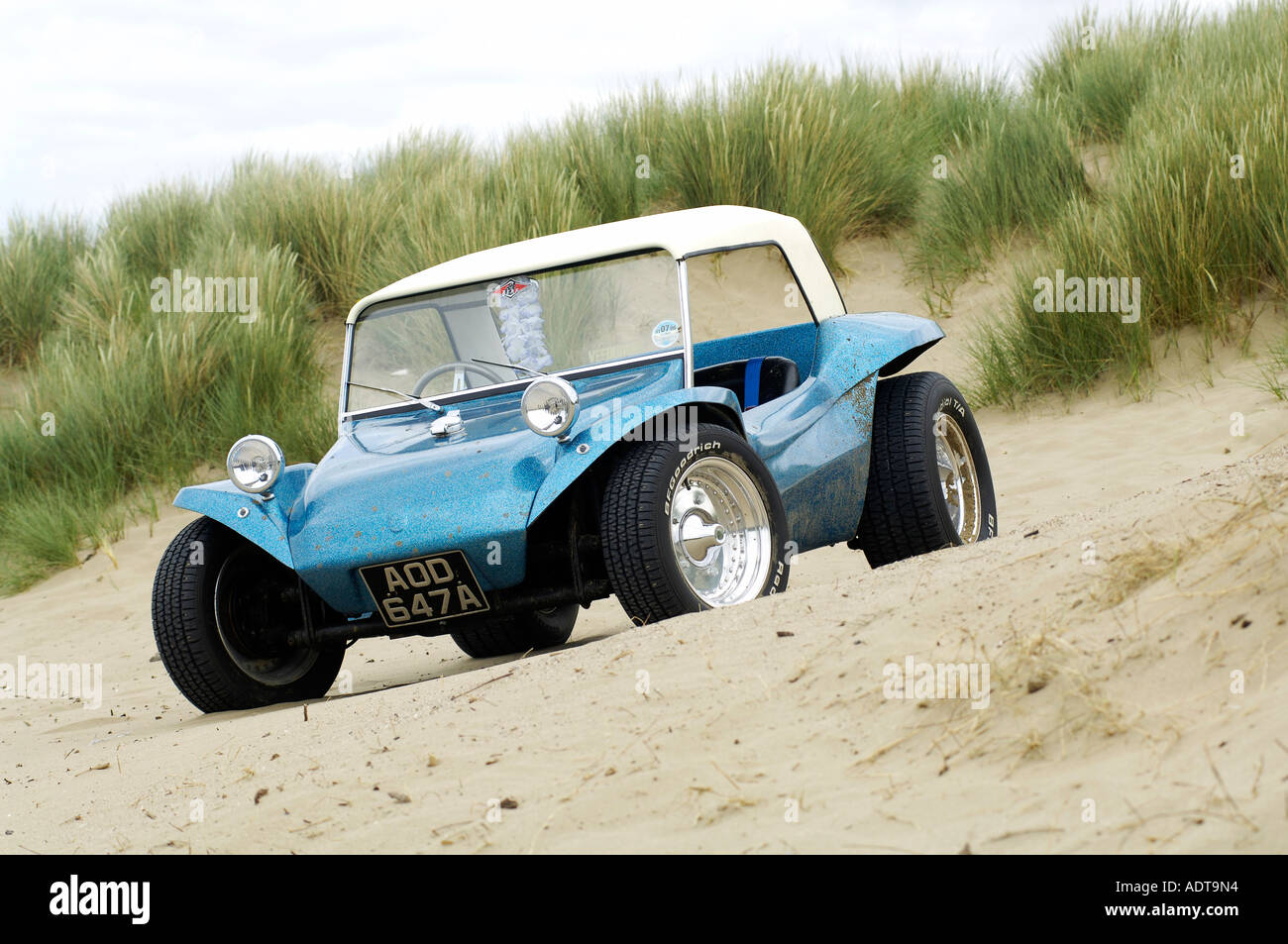 Dune Buggy on the beach in Devon England Stock Photo - Alamy