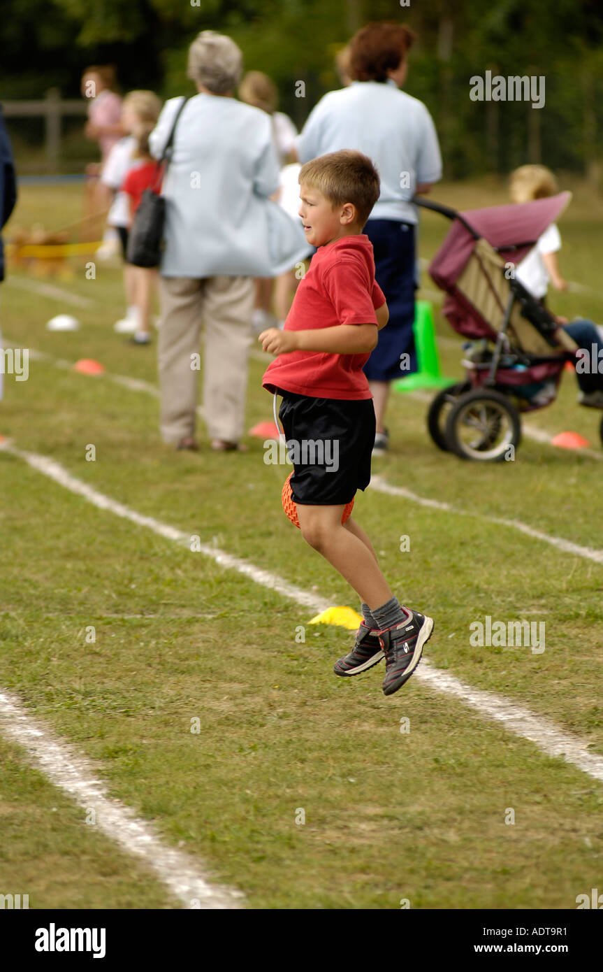 School sports day race Stock Photo - Alamy
