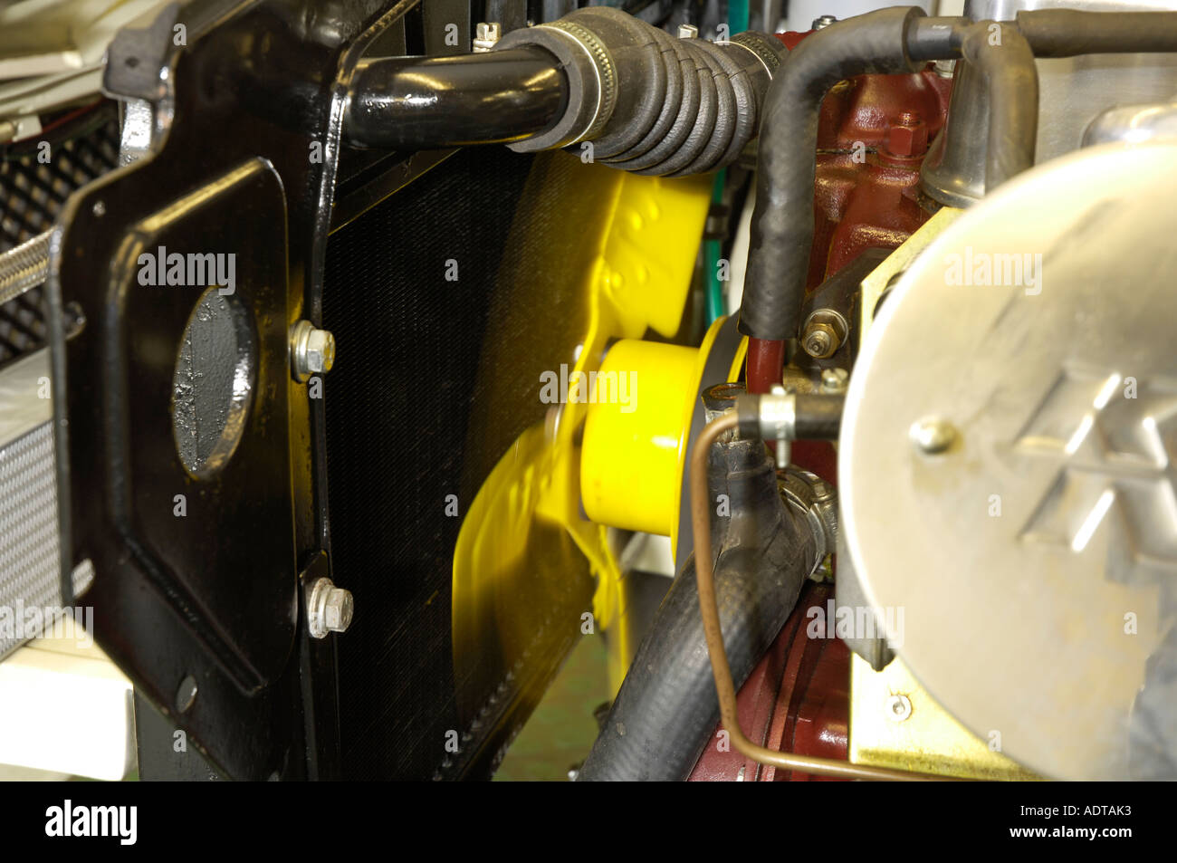 Car radiator fan Stock Photo - Alamy