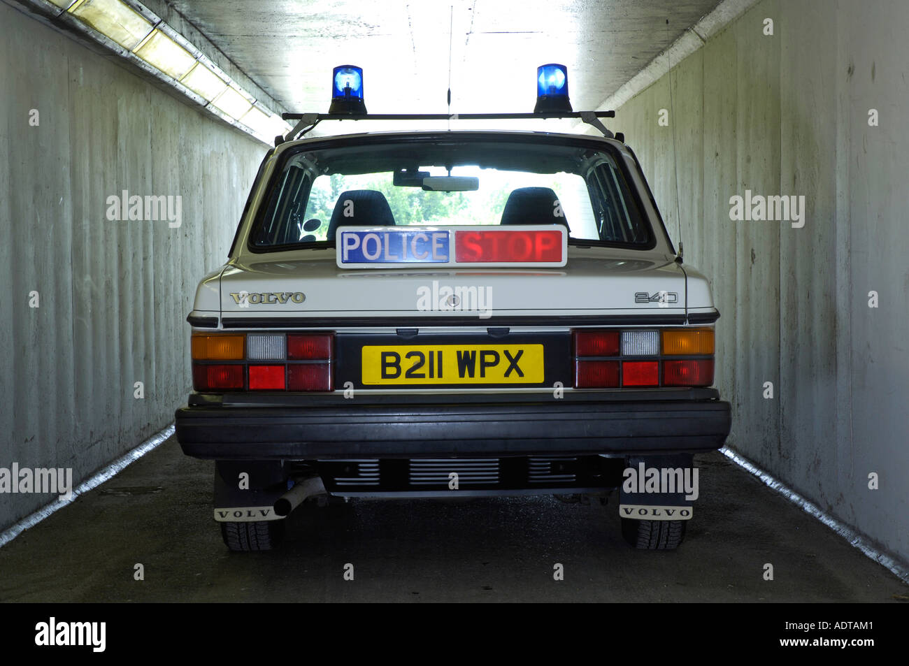 Volvo 540 Police Car 1981 Stock Photo - Alamy