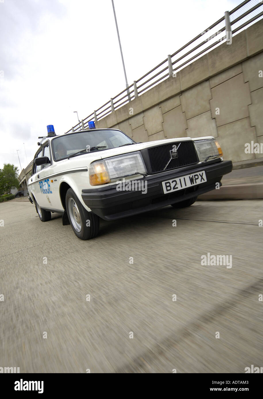 Volvo 540 Police Car 1981 Stock Photo - Alamy