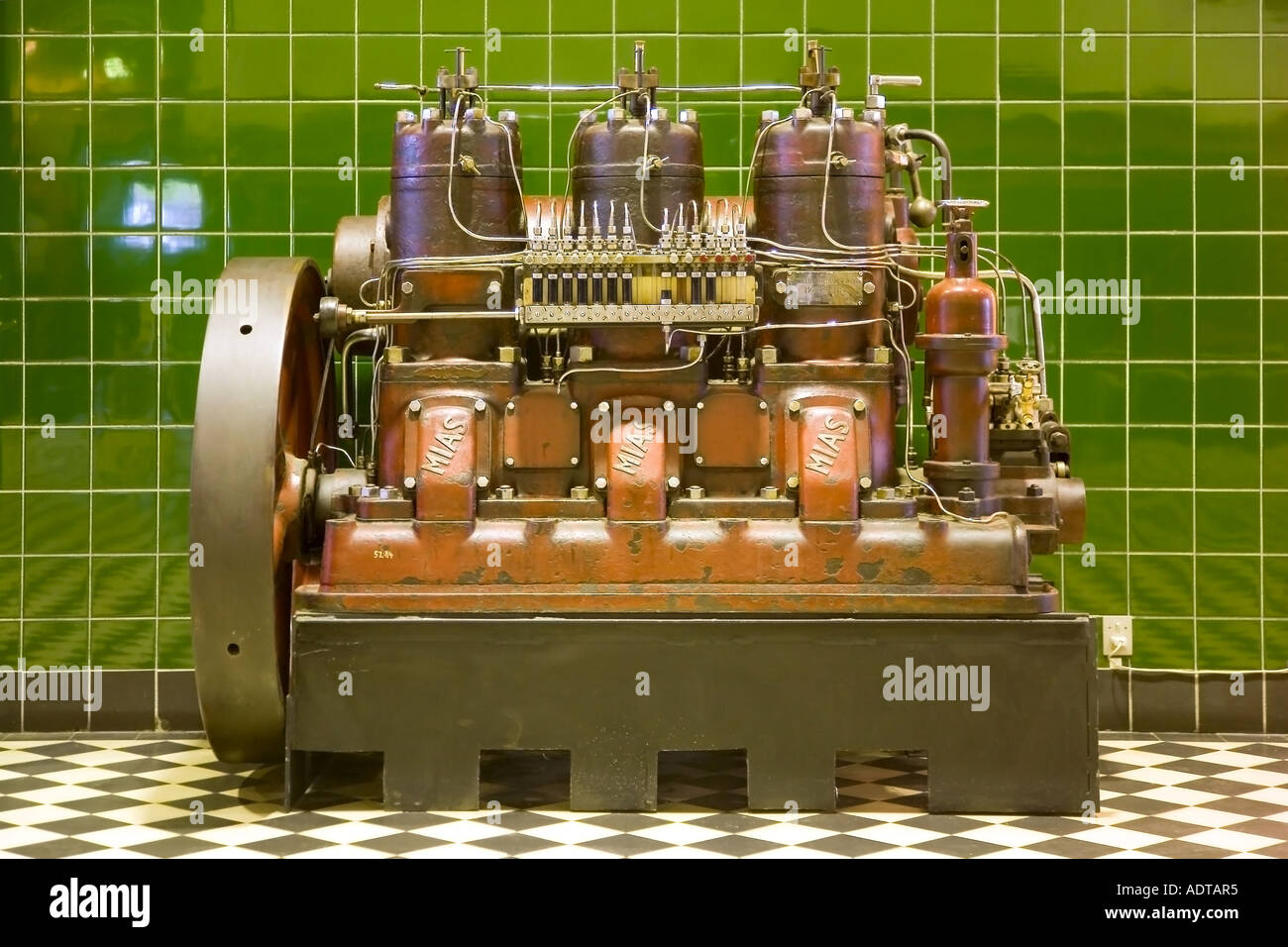 Old power station engine Stock Photo - Alamy