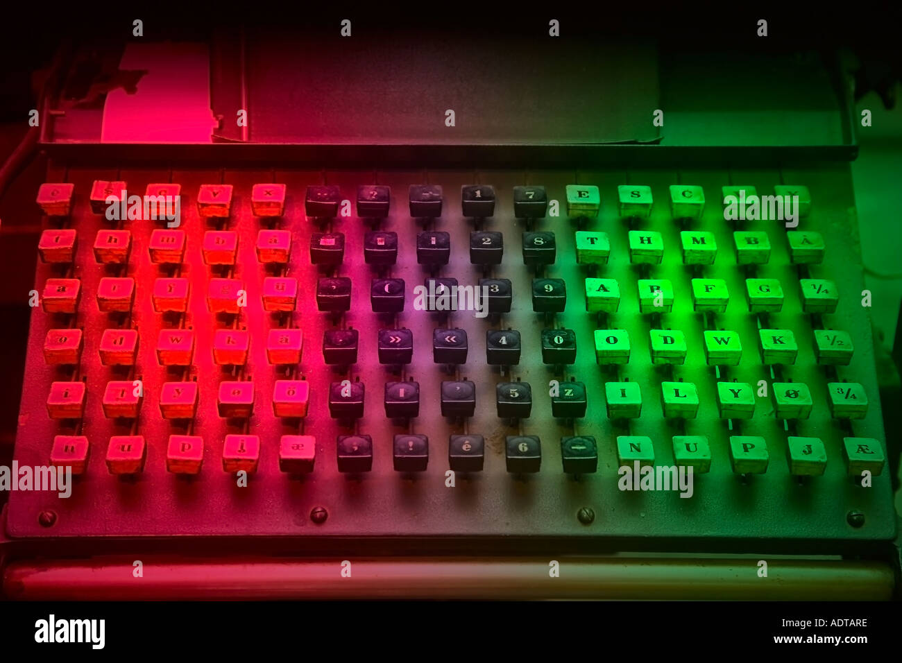 Machine type hi-res stock photography and images - Alamy