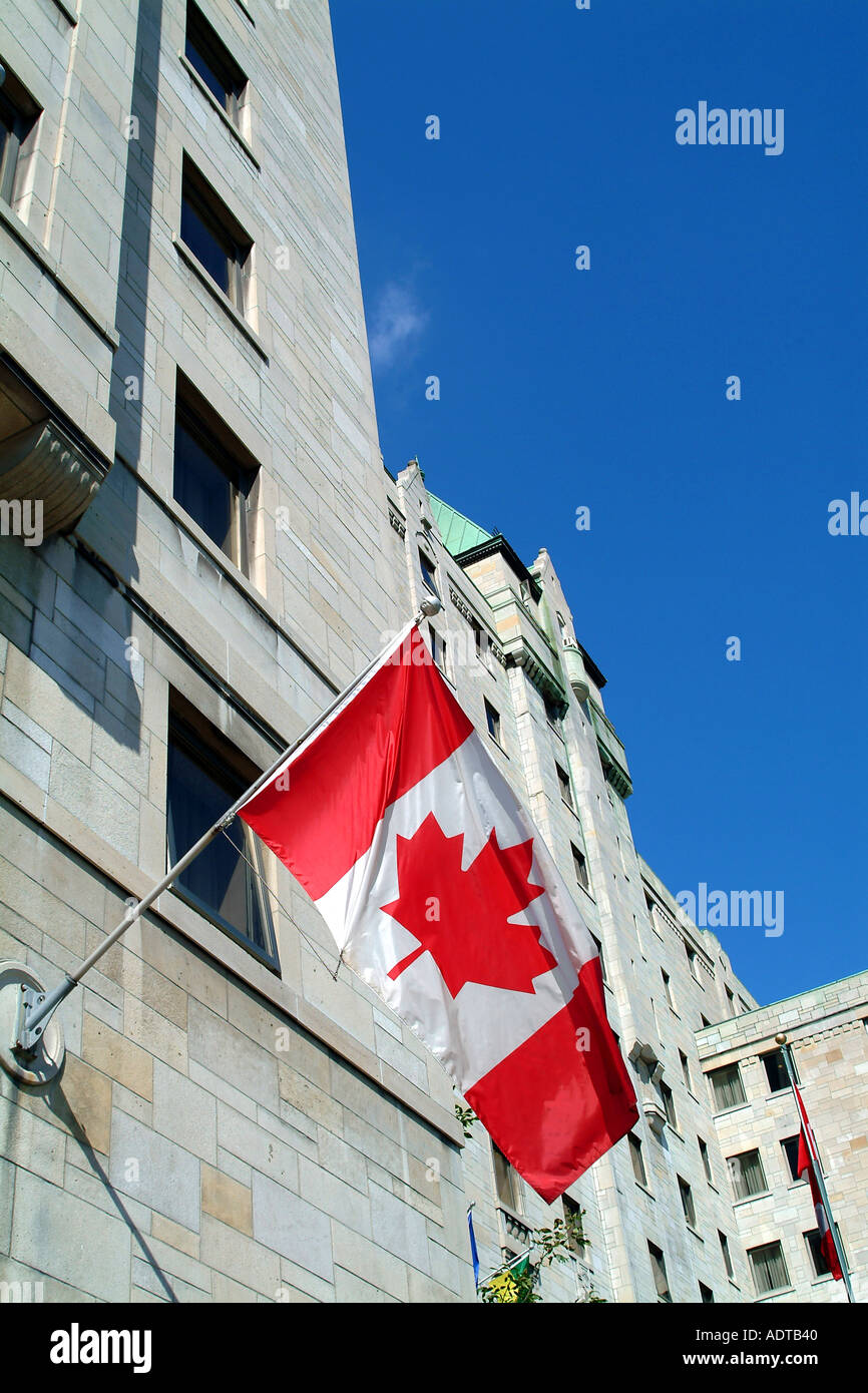 Canadian flag maple leaf Stock Photo - Alamy