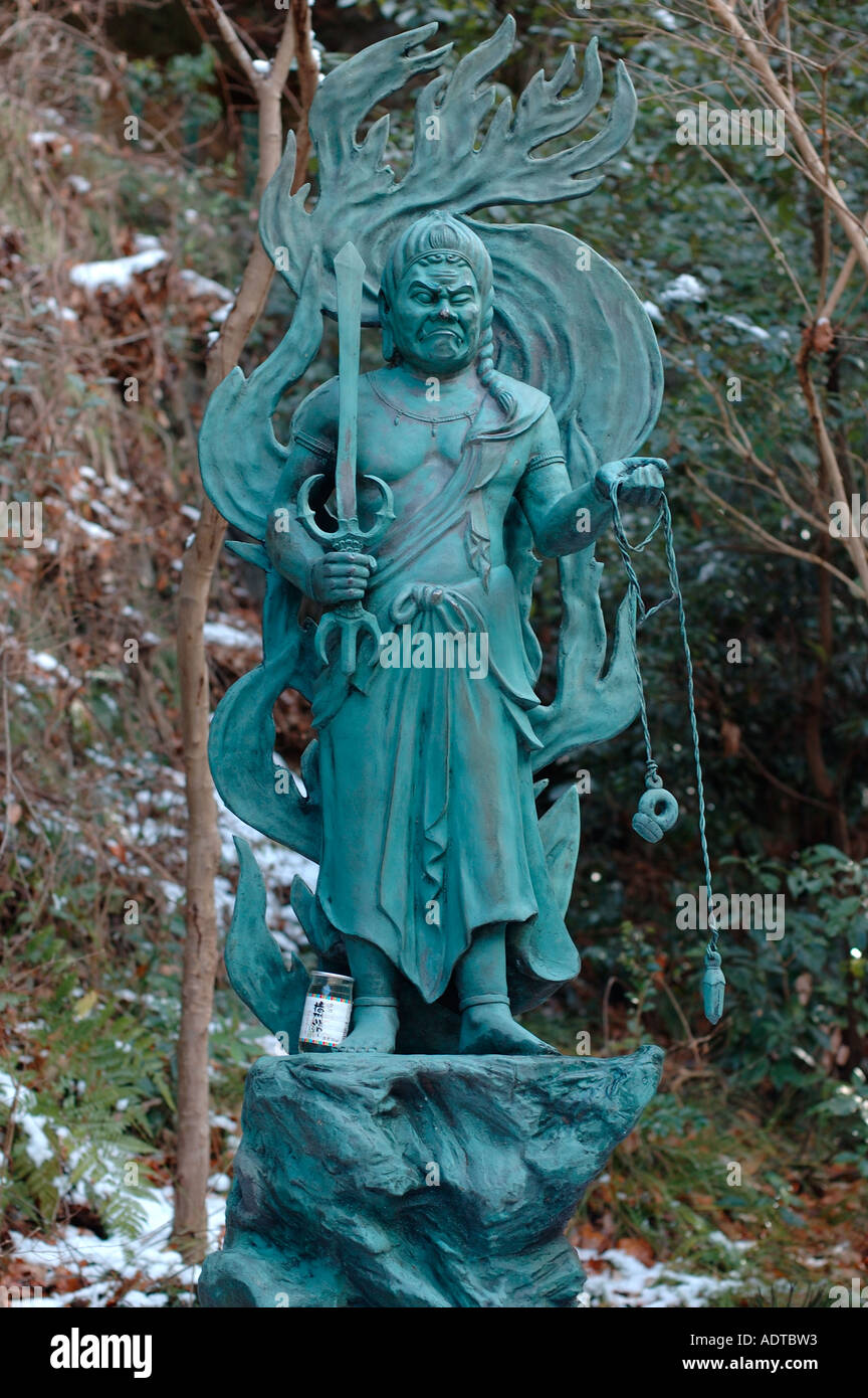 Statue in Minoh Quasi National Park Osaka Japan Stock Photo - Alamy