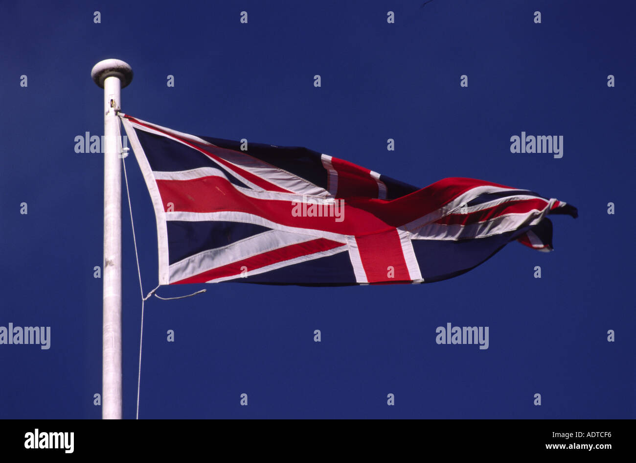 Union Jack flag flying Stock Photo - Alamy Union Jack flag flying Stock Photo - Alamy