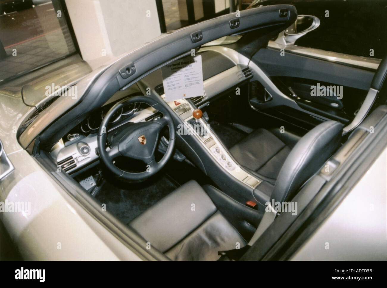 Porsche carrera gt cockpit view hi-res stock photography and images - Alamy