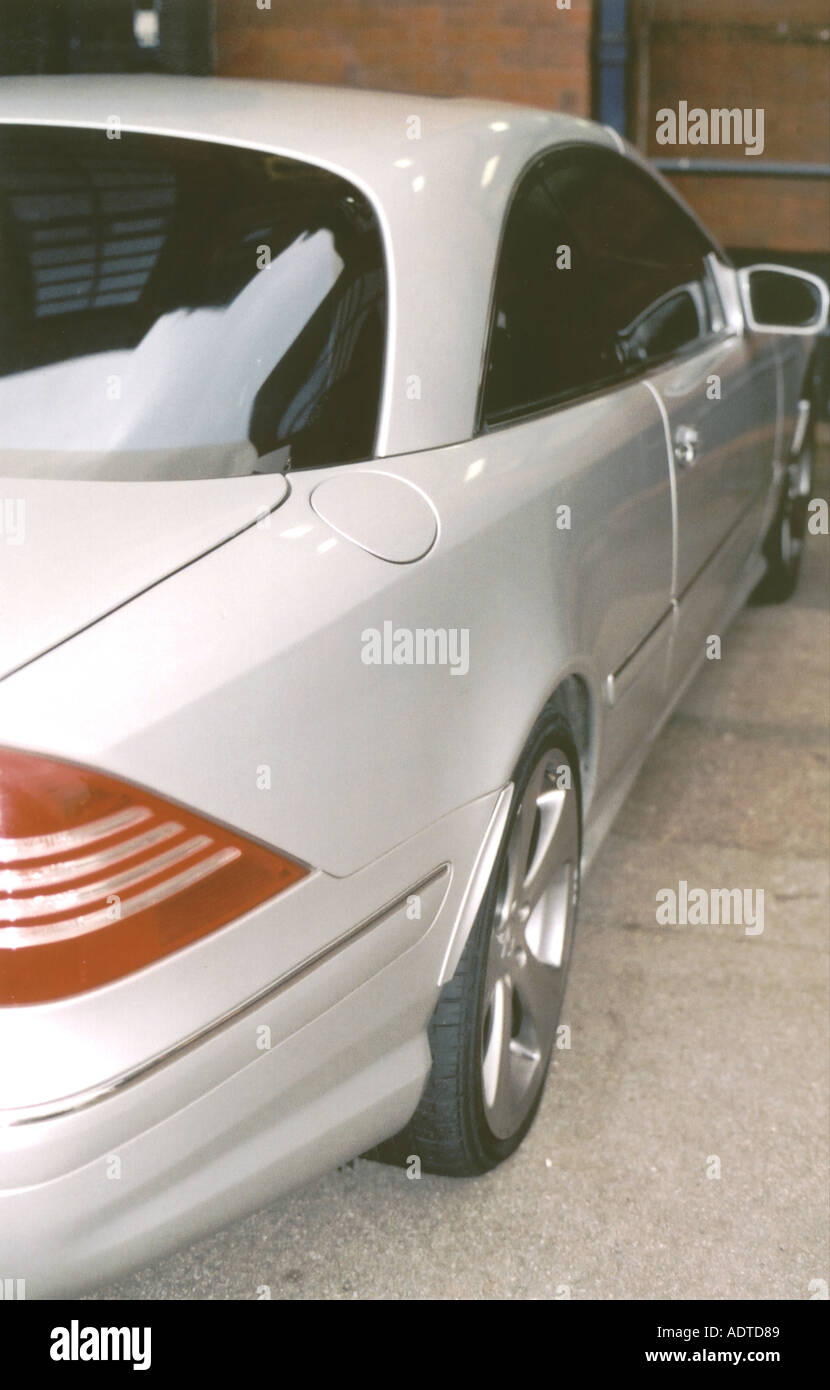Mercedes CL 600 V12 AMG rear and side view Stock Photo - Alamy